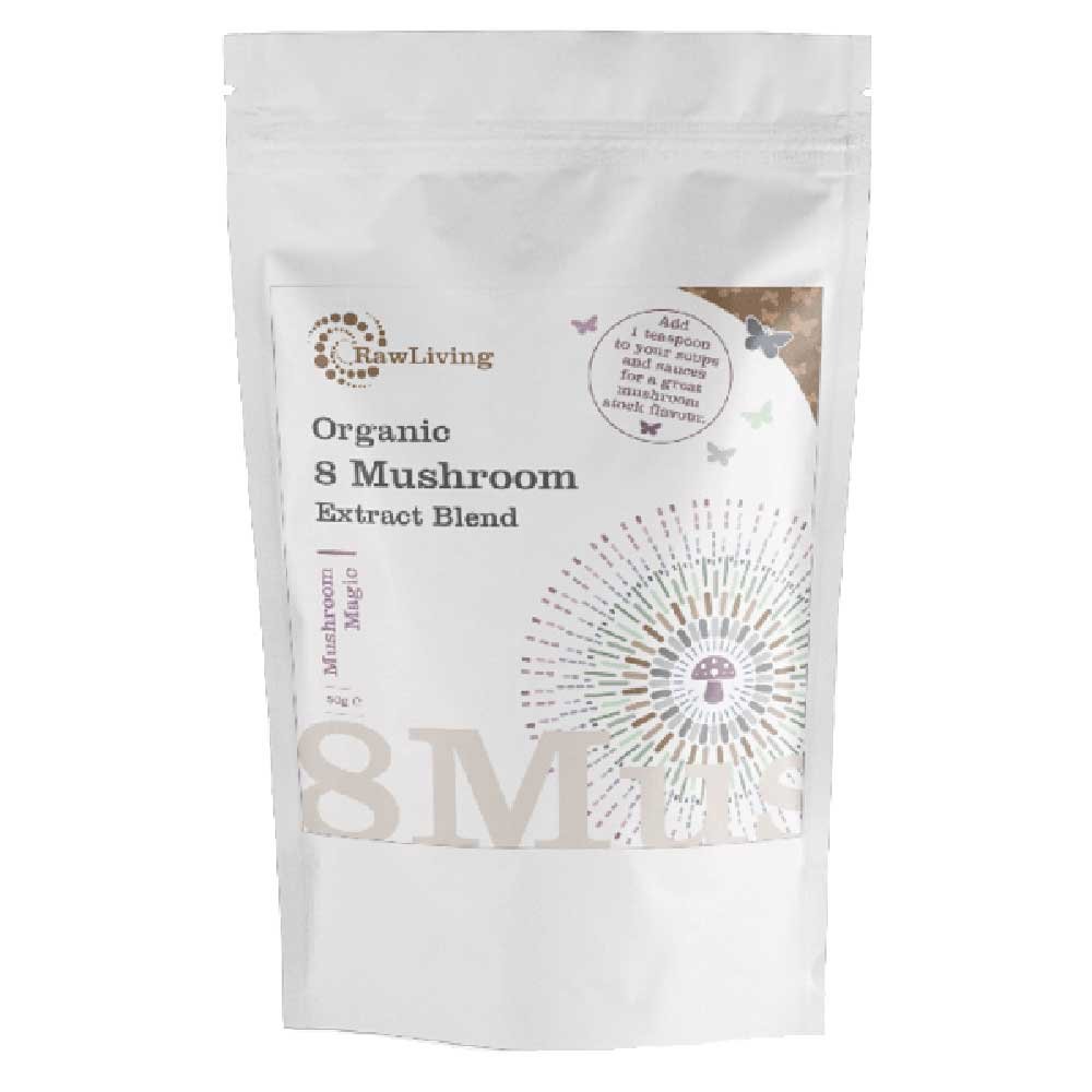 Organic 8 Mushroom 8:1 Extract Blend - TeamFresh